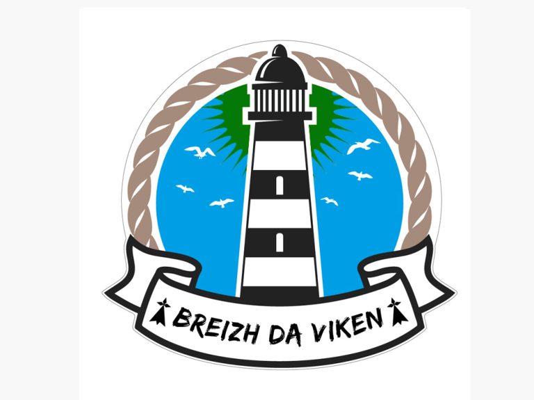 ⇒ Autocollant Sticker Adhésif Phare breton couleur / Breizh da Viken