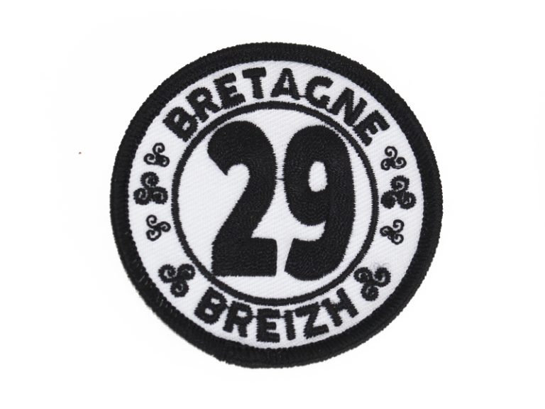 ⇒ Écusson à coudre Breton - Patch à Broder Drapeau Breton, Hermine