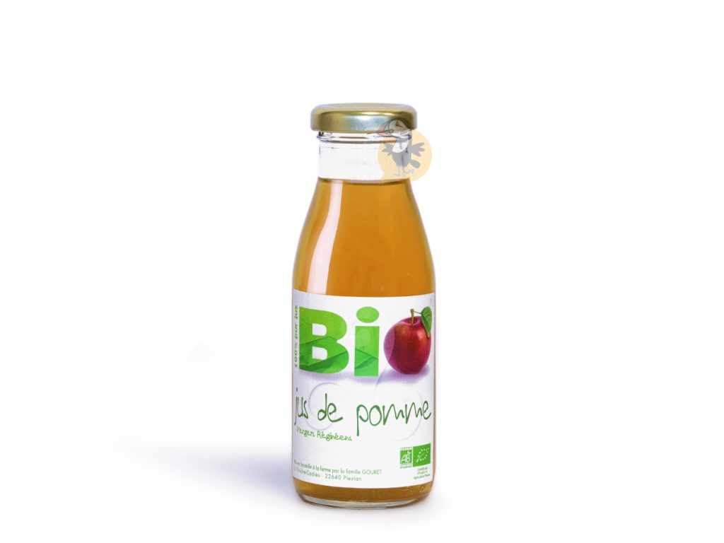 ⇒ Jus de pommes biologique de Bretagne artisanal – 25cl