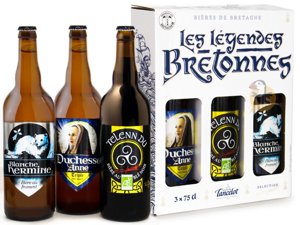 ⇒ Coffret 3 bières de Bretagne Les Légendes Bretonnes - Lancelot